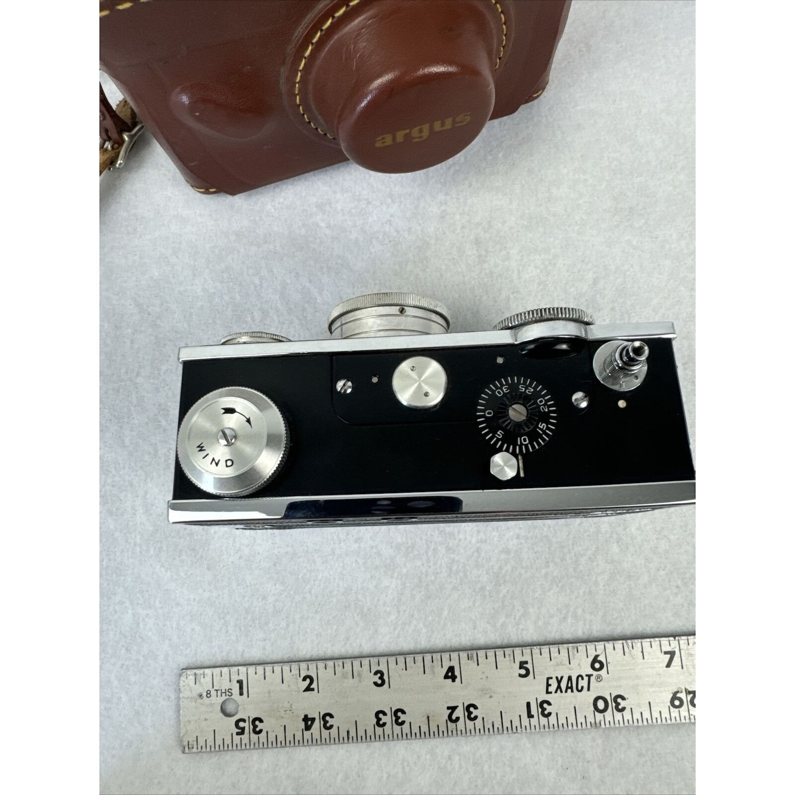 Vintage 1940's ARGUS C3 Camera Rangefinder 35mm Cintar 50mm F/3.5 Lens ...