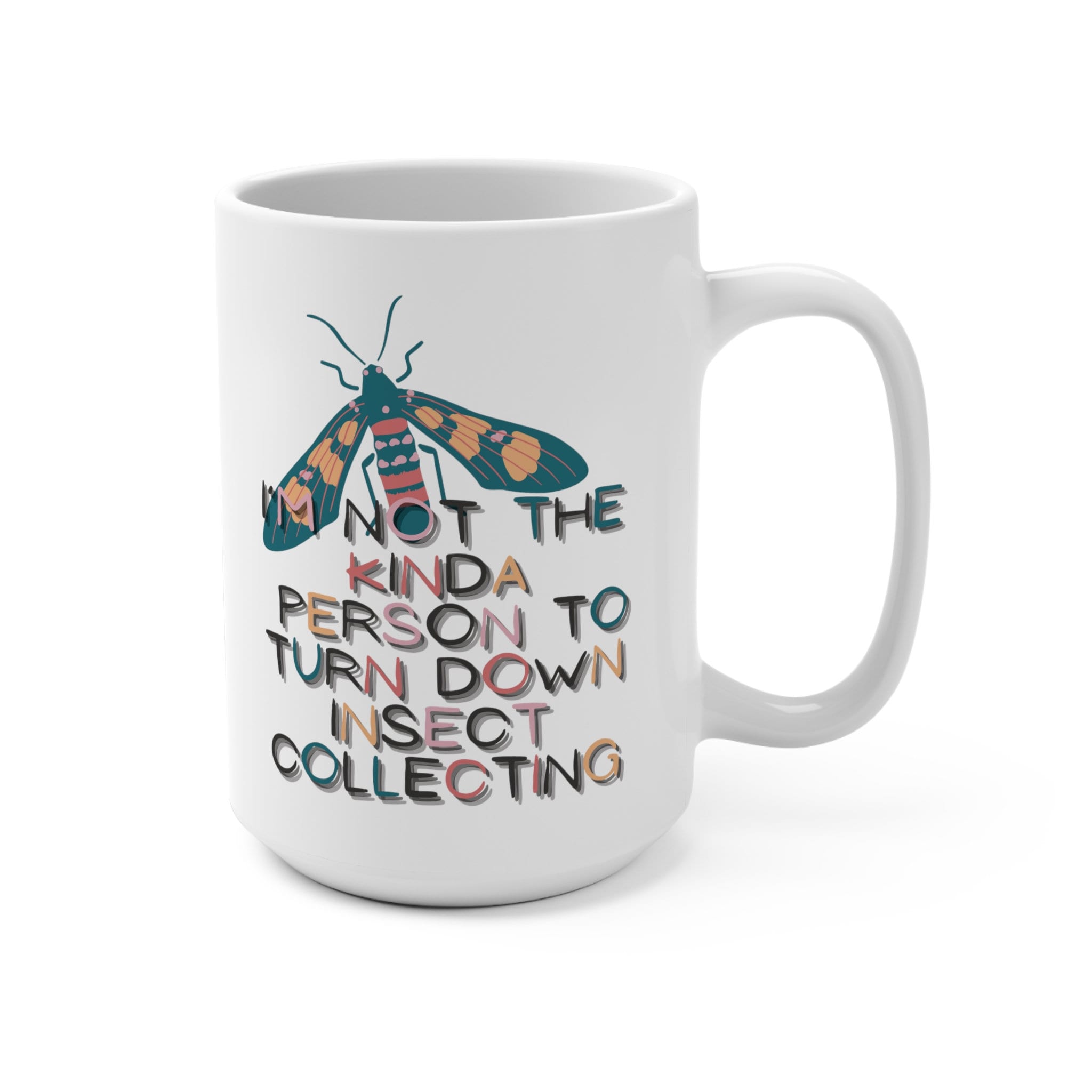 Colorful Insect Graphic Mug, Funny Entomologist Gift, Insect Lover Gift ...