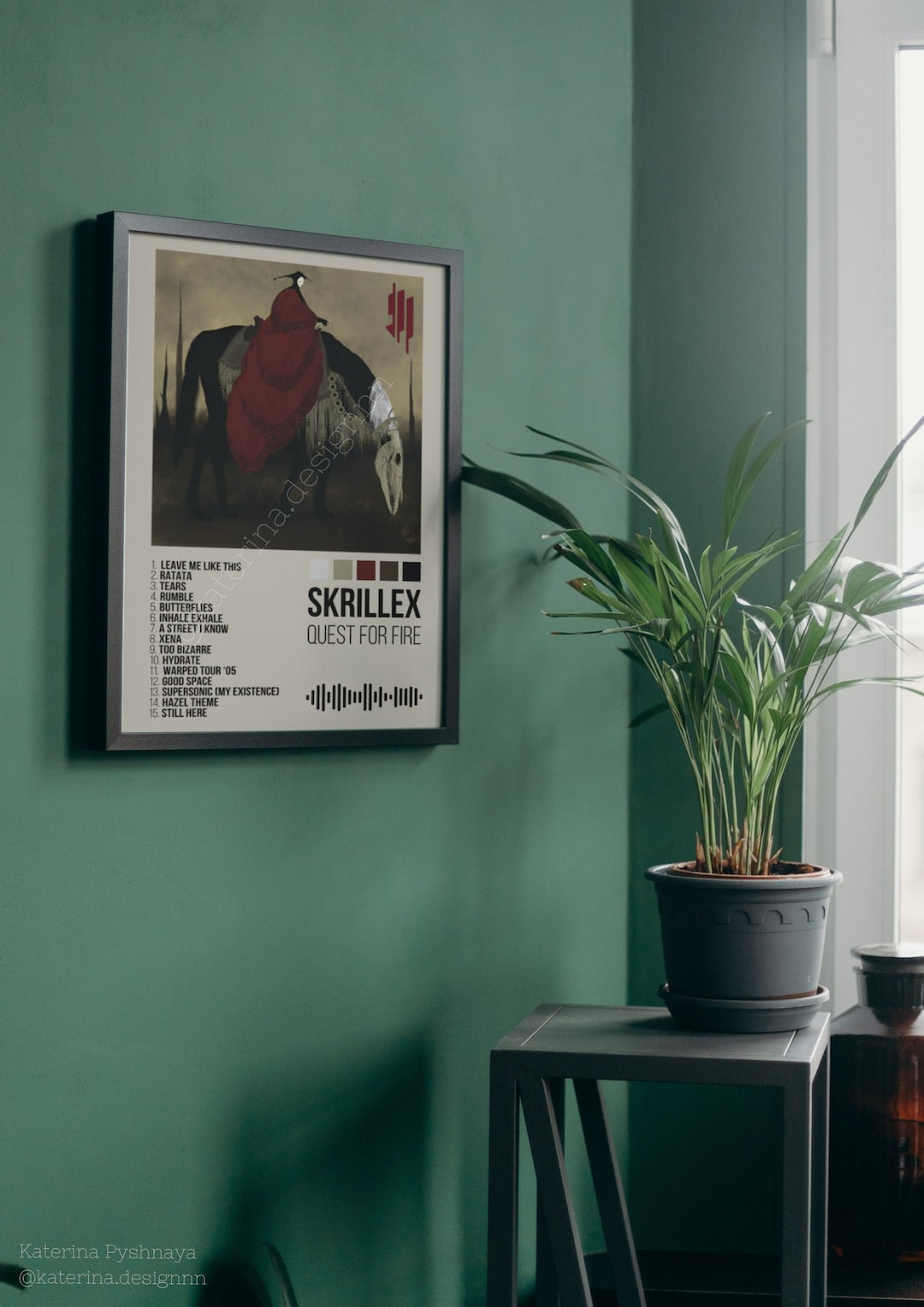 A3 Wall Poster Digital Print / Skrillex - Quest for Fire - Etsy