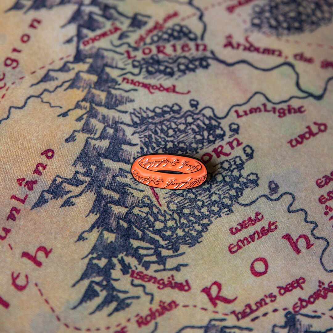 The One Ring Pin LOTR Enamel Pin Lord of the Rings LOTR Gift ...