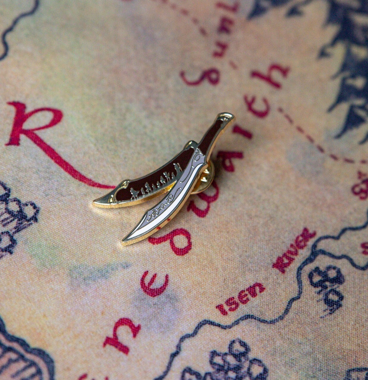 Legolas Sword Pin LOTR Enamel Pin Orcrist Sword Middle Earth Enamel Pin ...