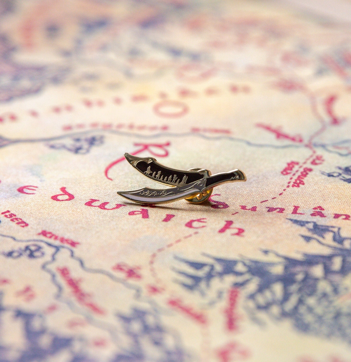 Legolas Sword Pin LOTR Enamel Pin Orcrist Sword Middle Earth Enamel Pin ...