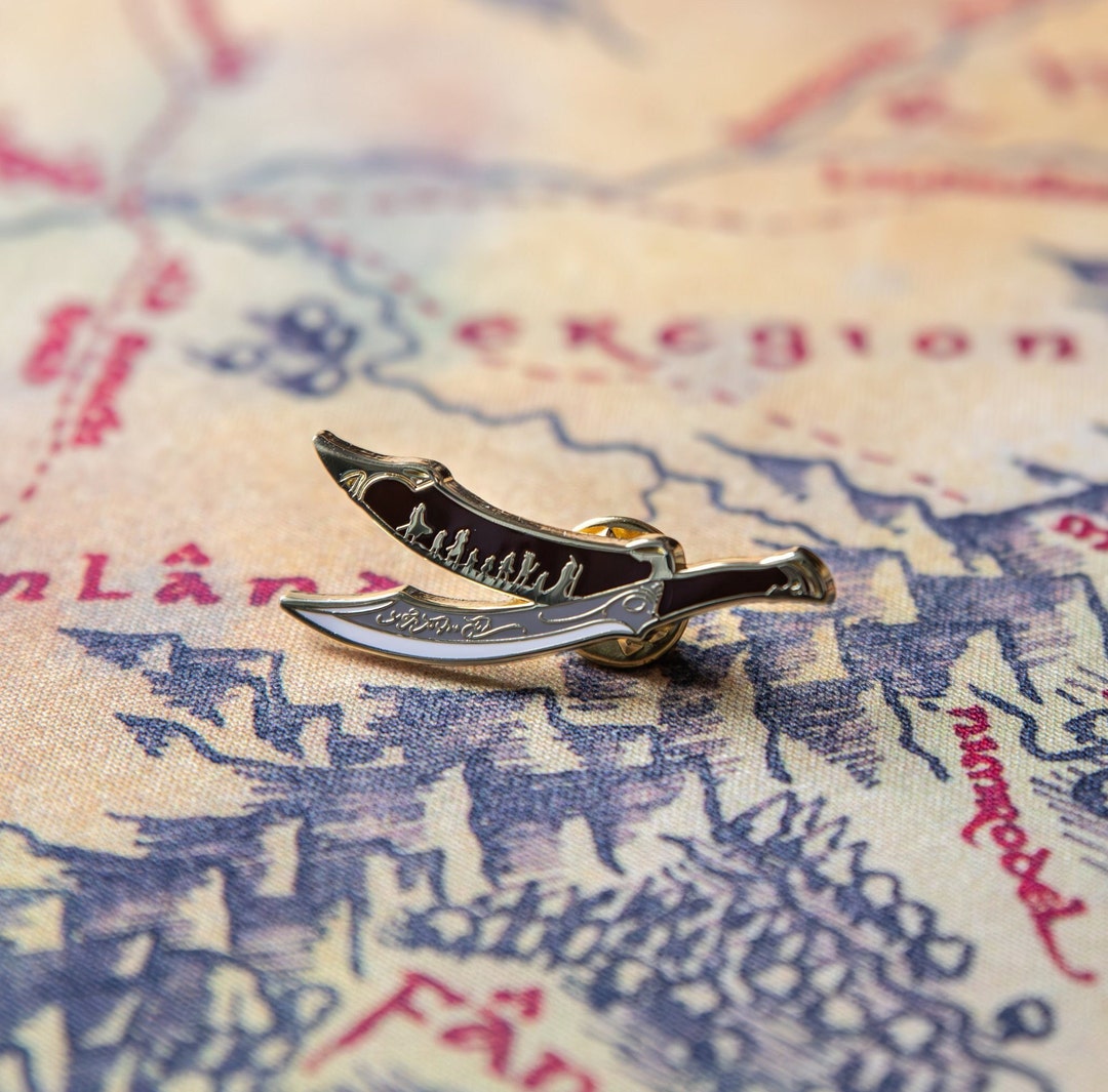 Legolas Sword Pin LOTR Enamel Pin Orcrist Sword Middle Earth Enamel Pin ...