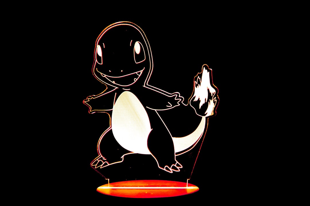 Charmander 16 Color Changing LED Light Acrylic Display USB - Etsy Charmander 16 Color Changing LED Light Acrylic Display USB - Etsy