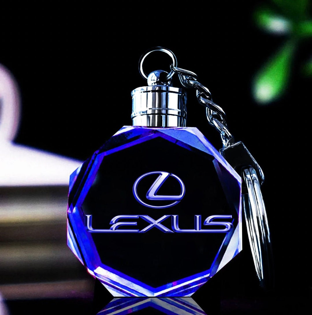 Lexus LED Color Changing Premium Crystal Keychain Laser - Etsy