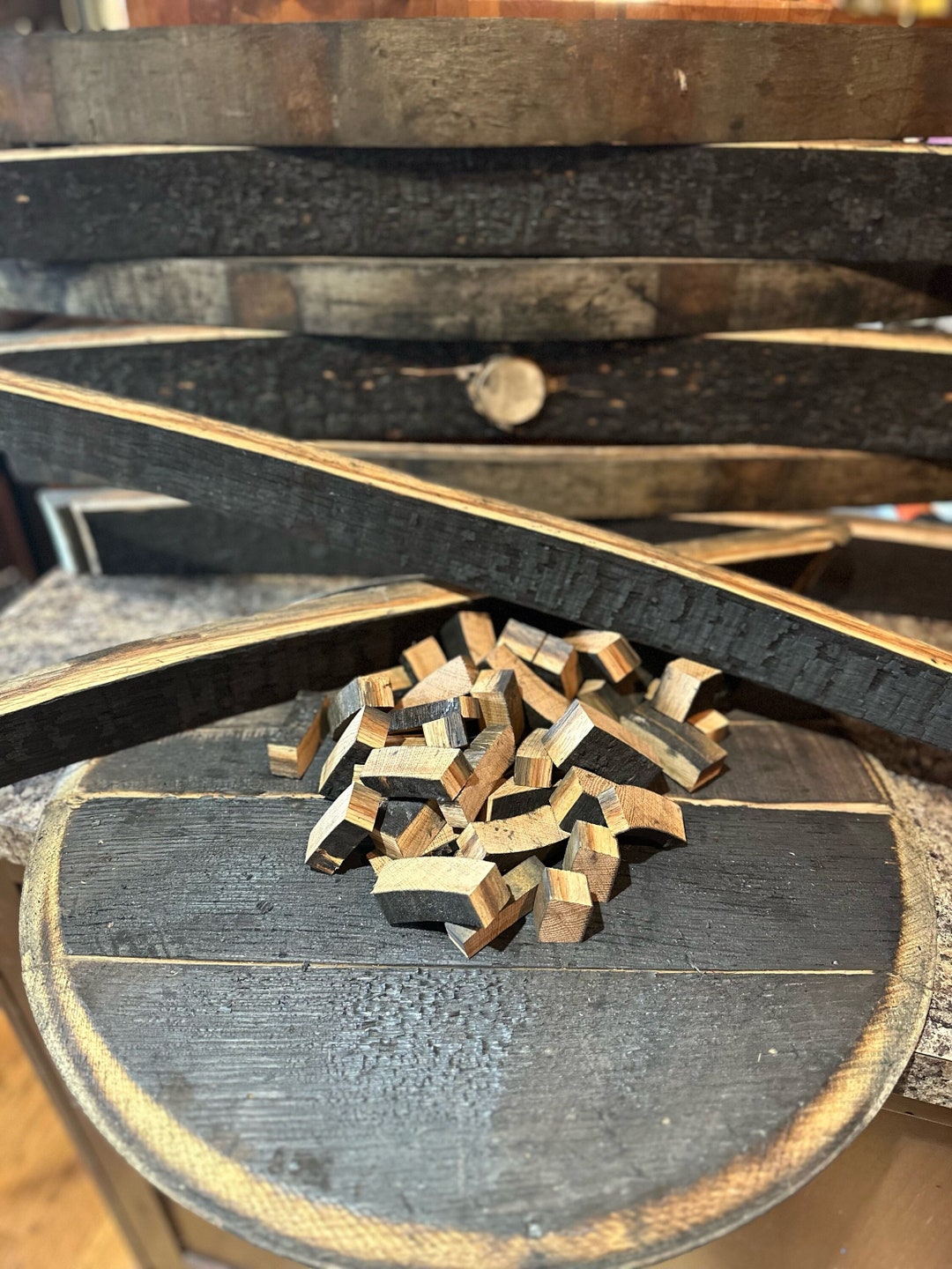 Authentic White Oak Whisky Barrel Smoking Chips and Chunks. Made From ...