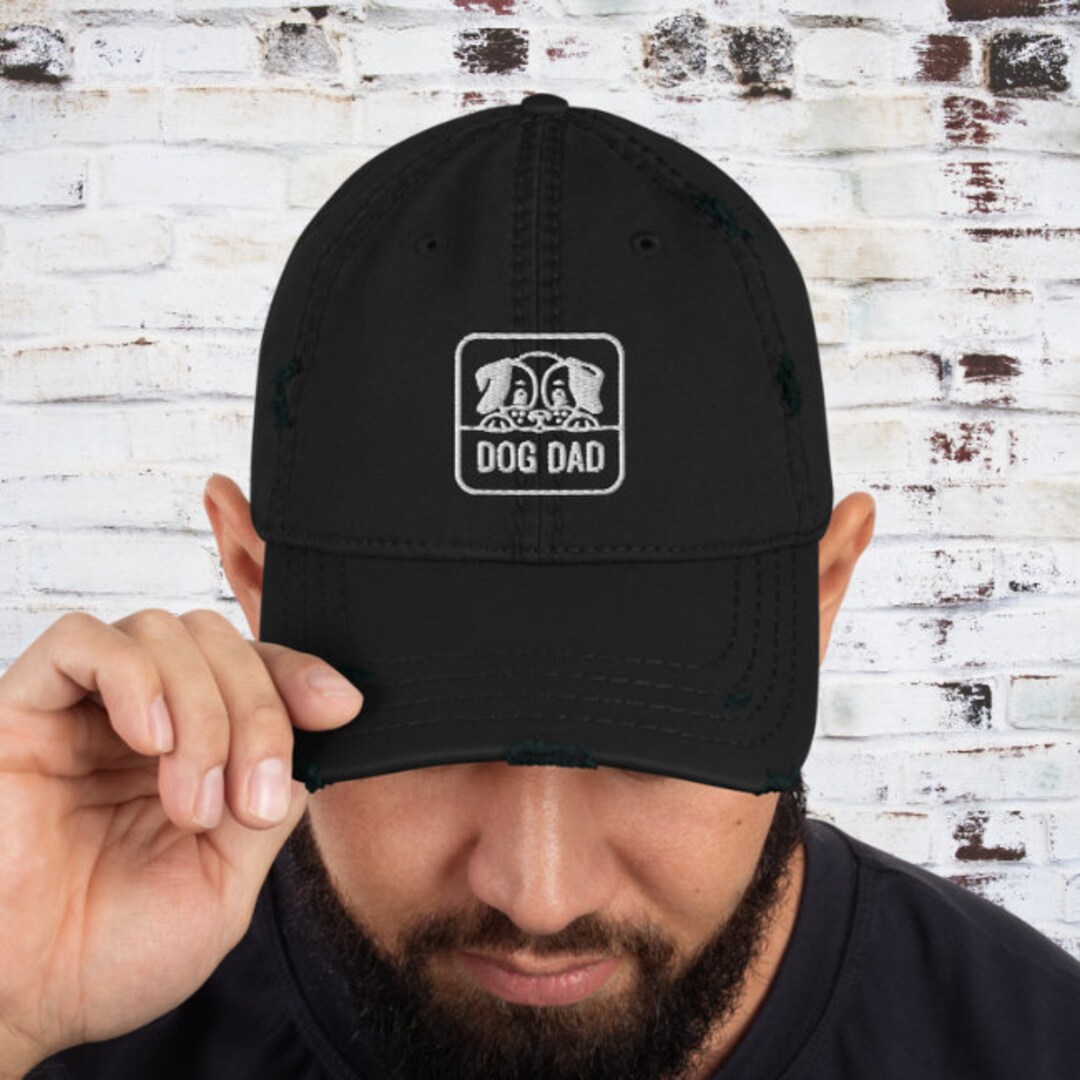 Dog Dad Embroidery Hat, Dog Dad Cap, Vintage Baseball Cap, Personalized ...