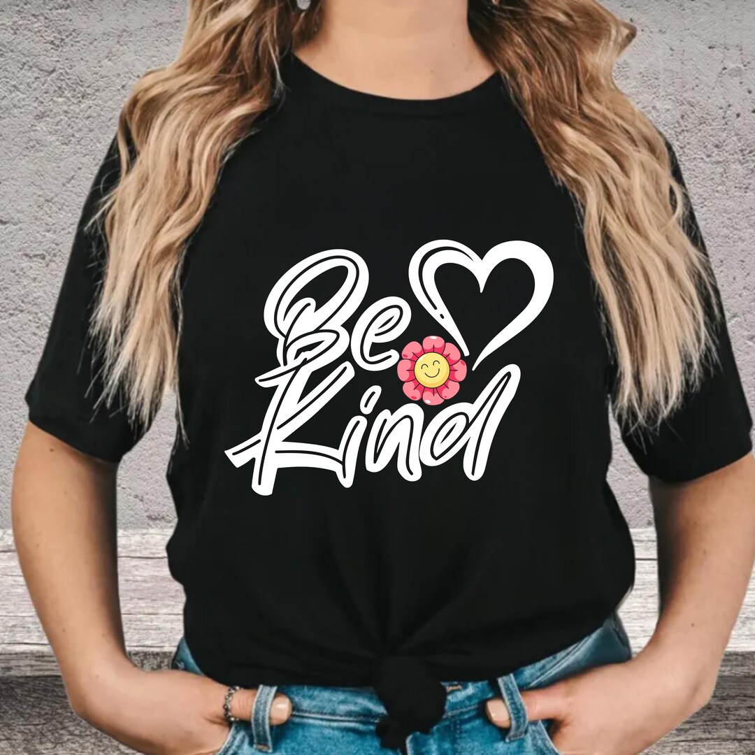 Be Kind Heavy Cotton Tee, Always Be Kind Shirt, Kindness Shirt, Retro ...