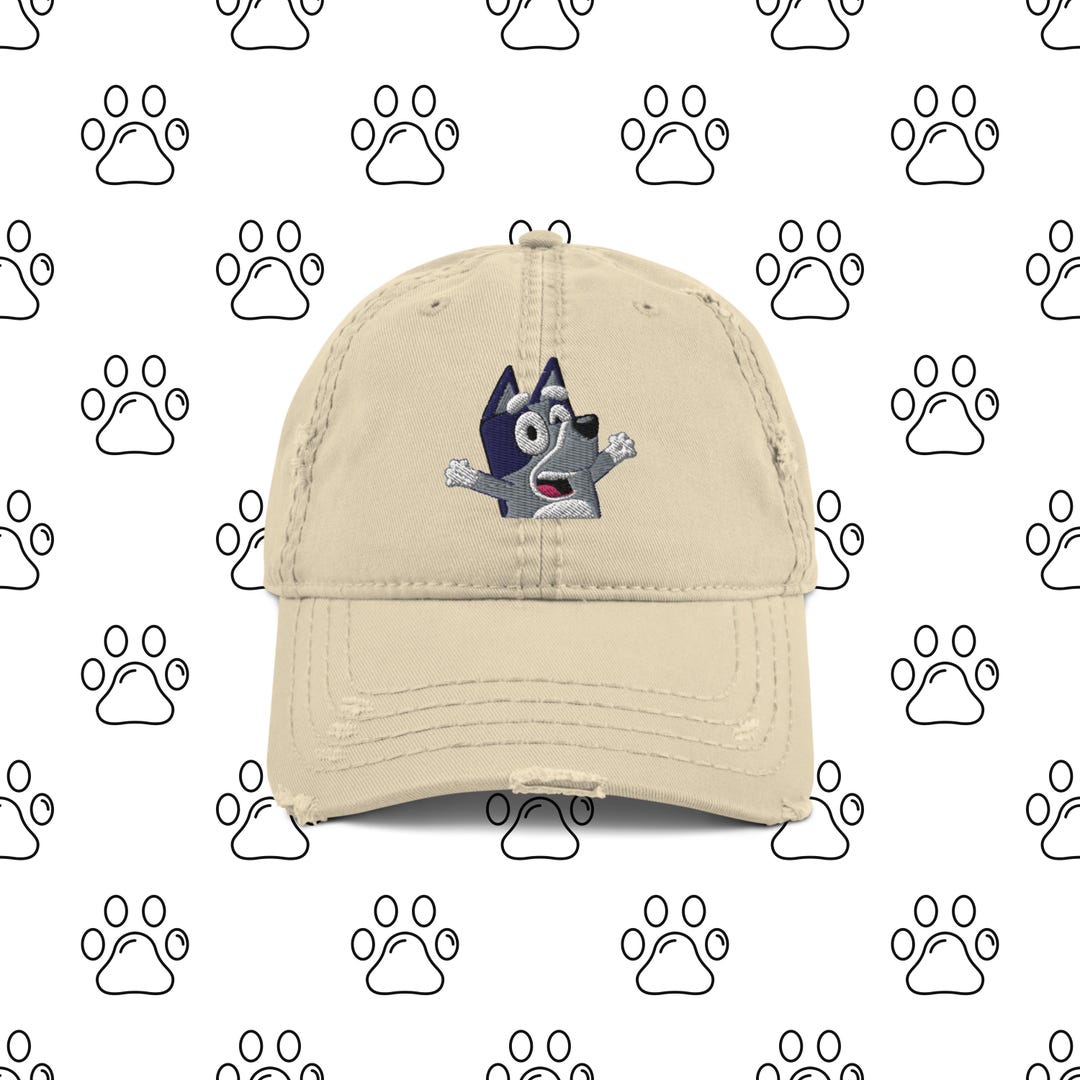 Bluey Embroidered Hat, Bluey Cap, Embroidered Hat, Birthday Party Bluey ...