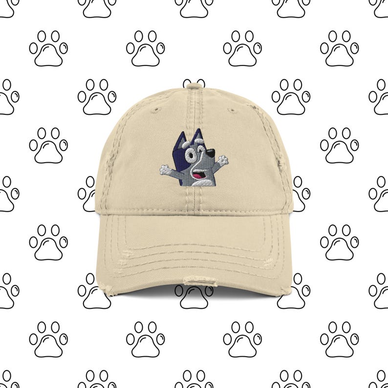 Bluey Embroidered Hat, Bluey Cap, Embroidered Hat, Birthday Party Bluey ...