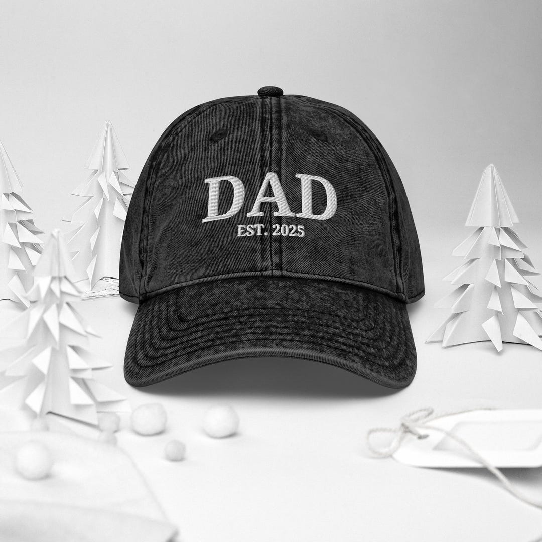 Custom Embroidered Vintage Dad Hat, Personalized Gift - Etsy
