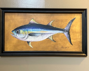 Pacific Bluefin Tuna Species Portrait - Giclée Art Print - Etsy