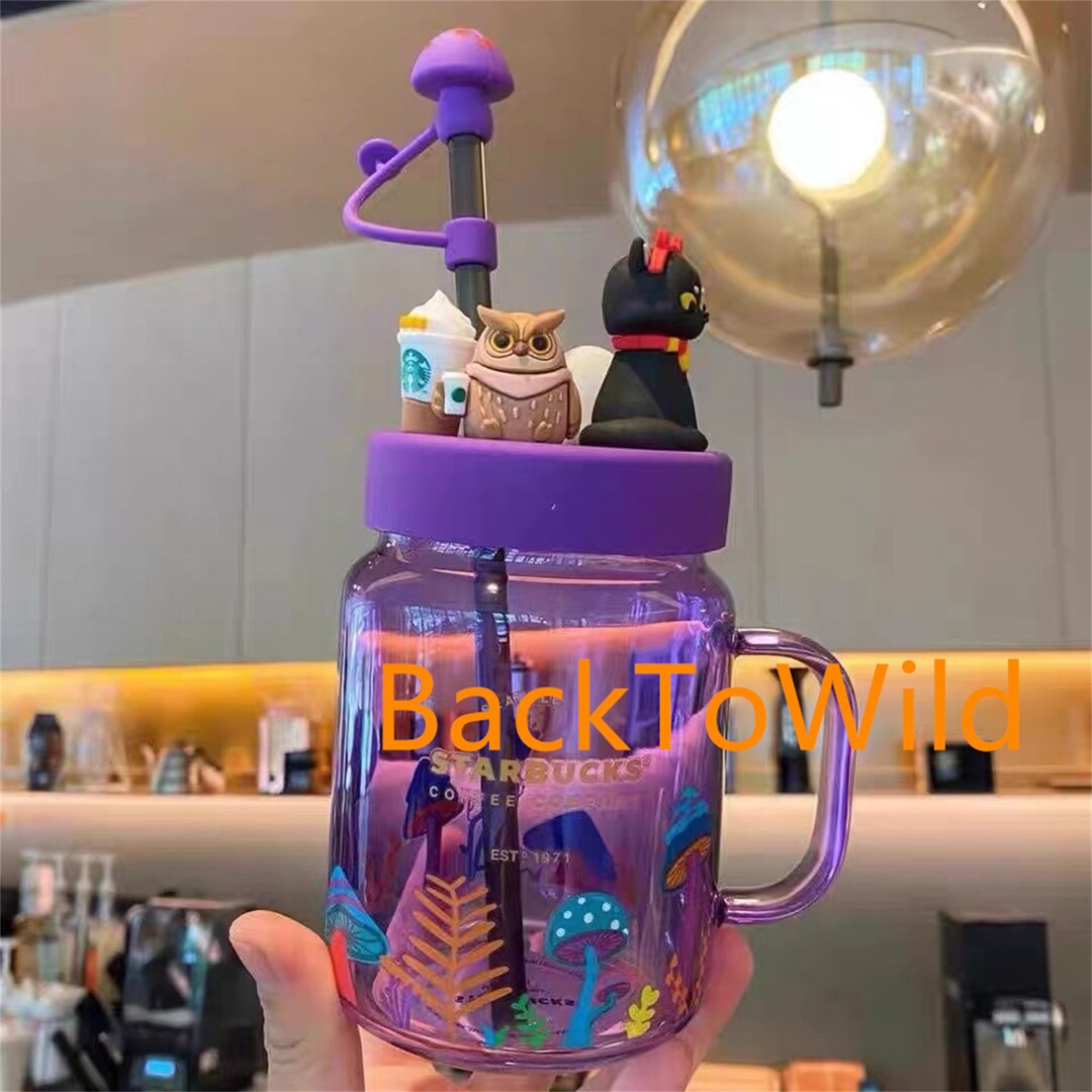 Twilight Sprite Glass Mason Jar Cup With Straw Stylish - Etsy