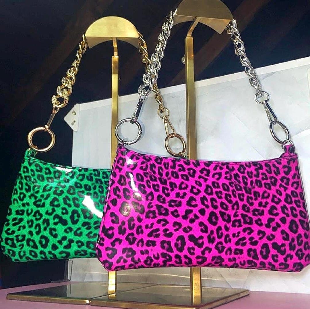 Cheetah Purse - Etsy
