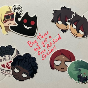 Guilty Gear Strive 2" Character Head Stickers | Full Base Roster ...