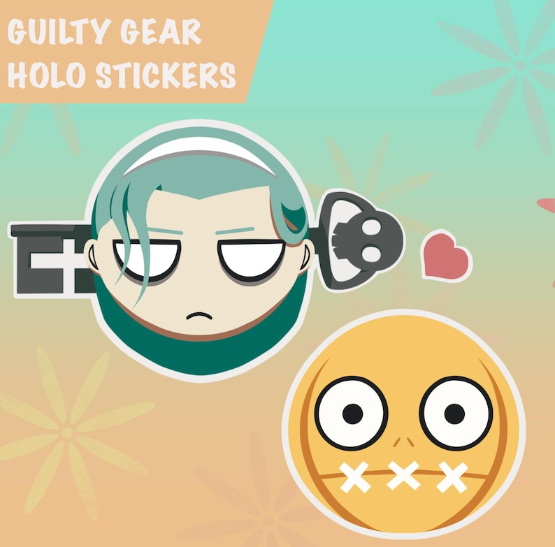 PREORDER Guilty Gear Strive ABA Paracelsus Holo Vinyl Stickers - Etsy