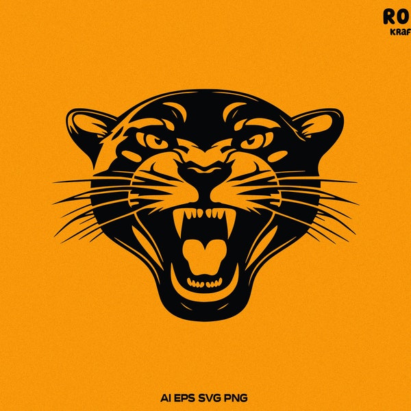 Pantera Face Png - Etsy