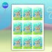 Yellow Sponge Birthday Gift Tags | Under the Sea Party Favors ...
