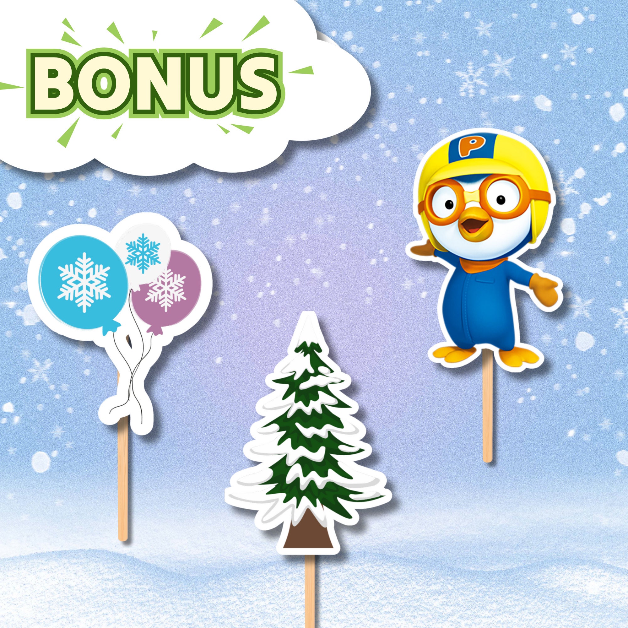 Personalised Penguin Cake Topper, Instant Download, Digital Files - Etsy