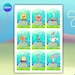 Yellow Sponge Birthday Gift Tags | Under the Sea Party Favors ...