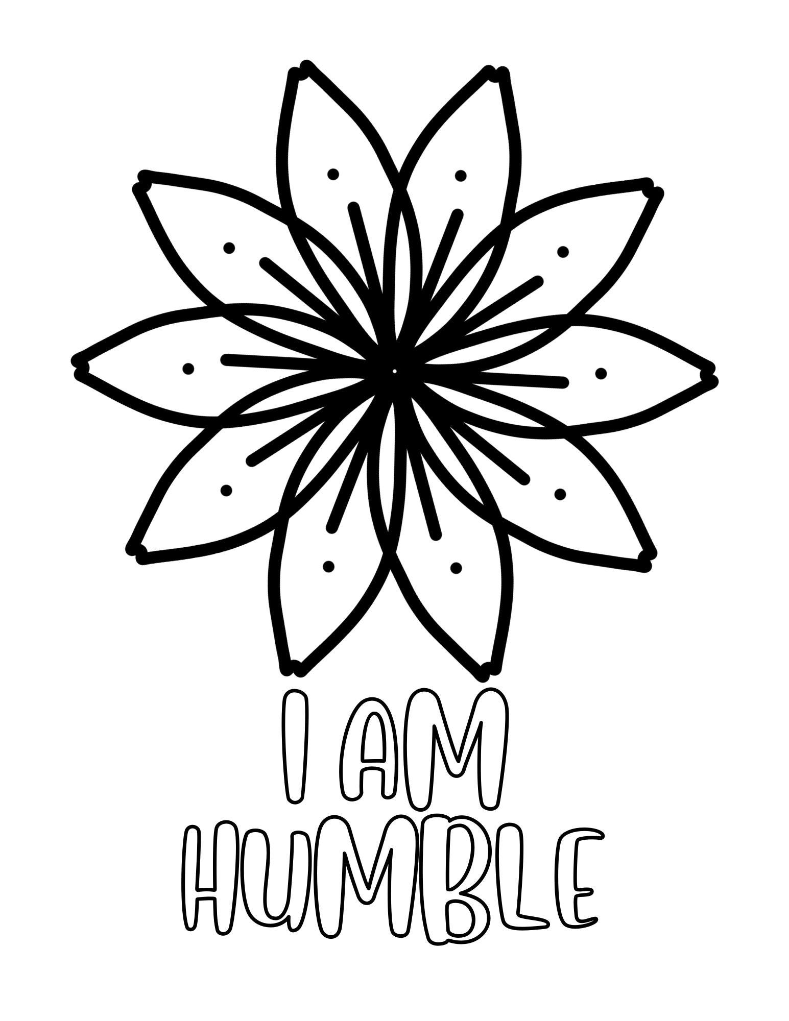 Inspirational Flower Coloring Book: Positive Quotes (digital Download ...