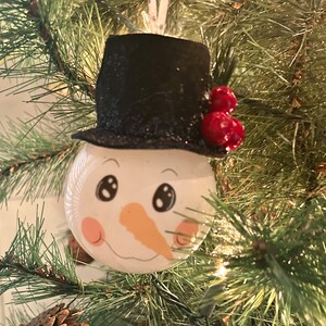 Snowman Ornament so Cute. Perfect for Gifting or Keeping for Yourself ...