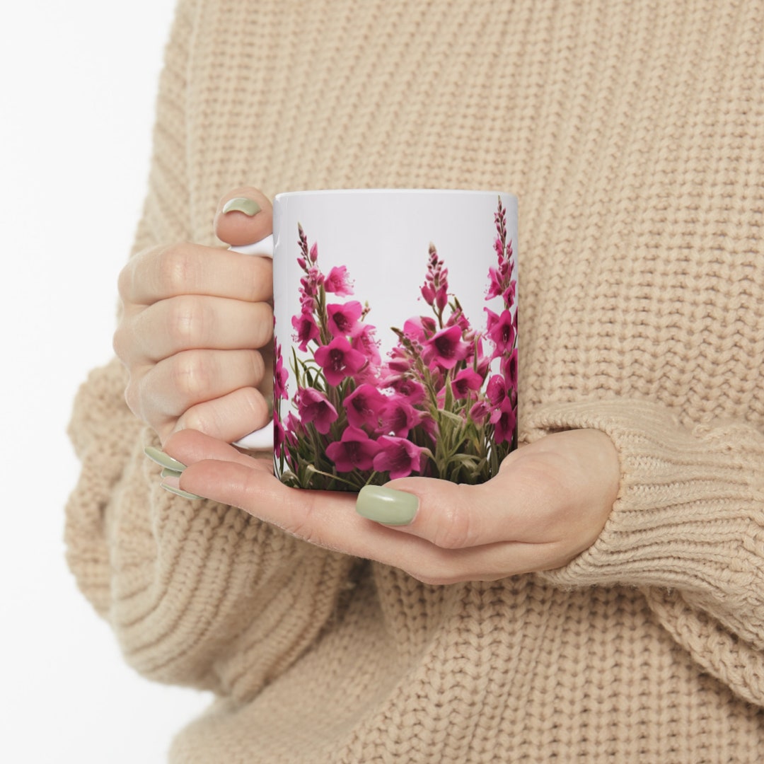 Flower Mug, Flower Coffee Mugs, Garden Mug, Garden Lovers Mug, Gifts ...