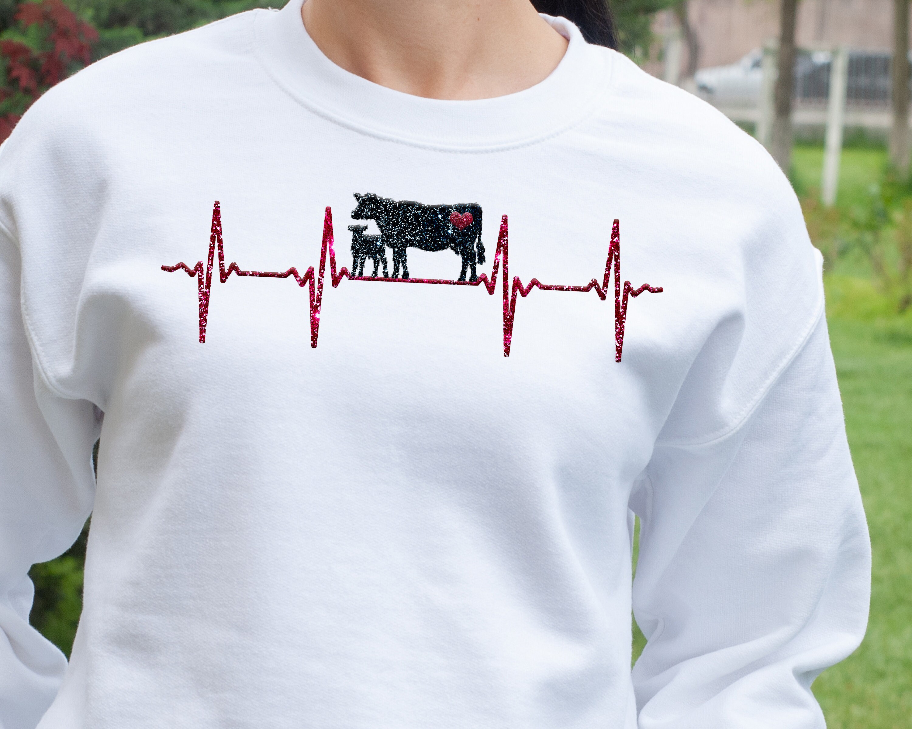 Cow Heartbeat Printable - Etsy