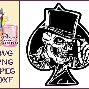 Skeleton Top Hat SVG - Etsy