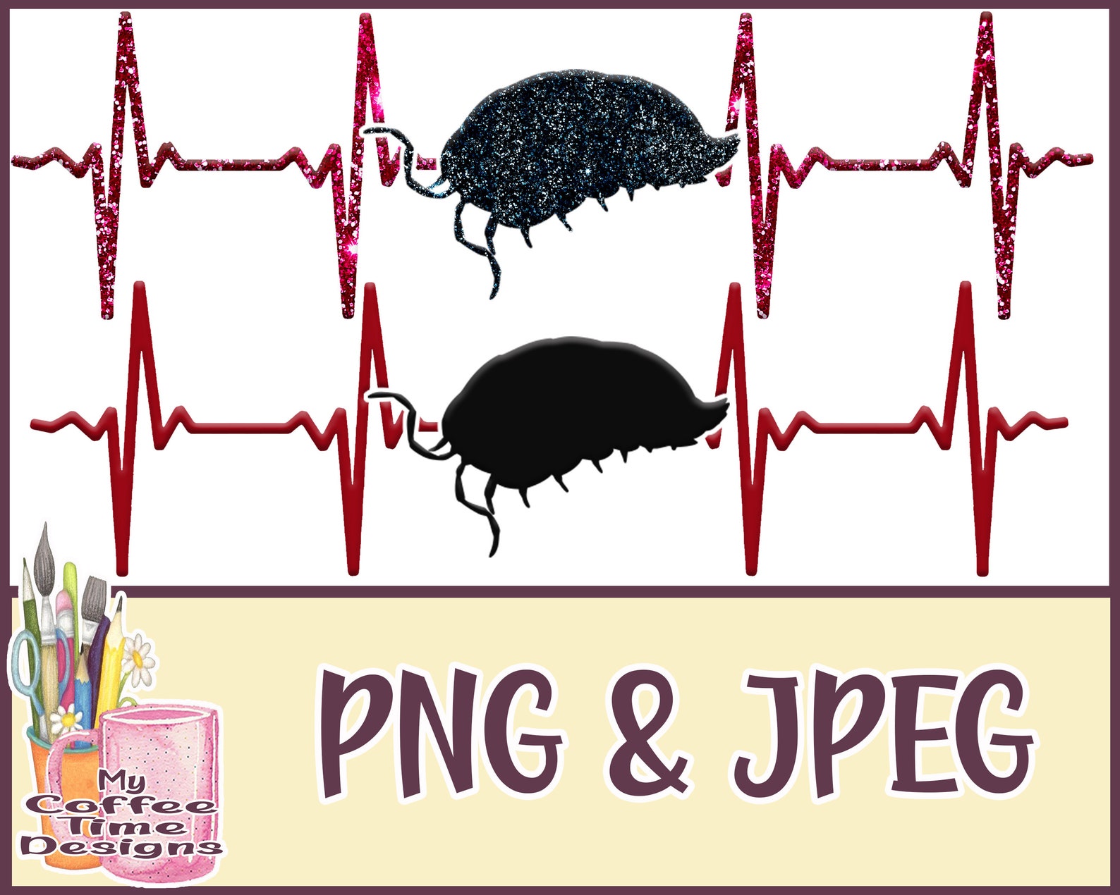 Isopod Heartbeat Printable - Etsy