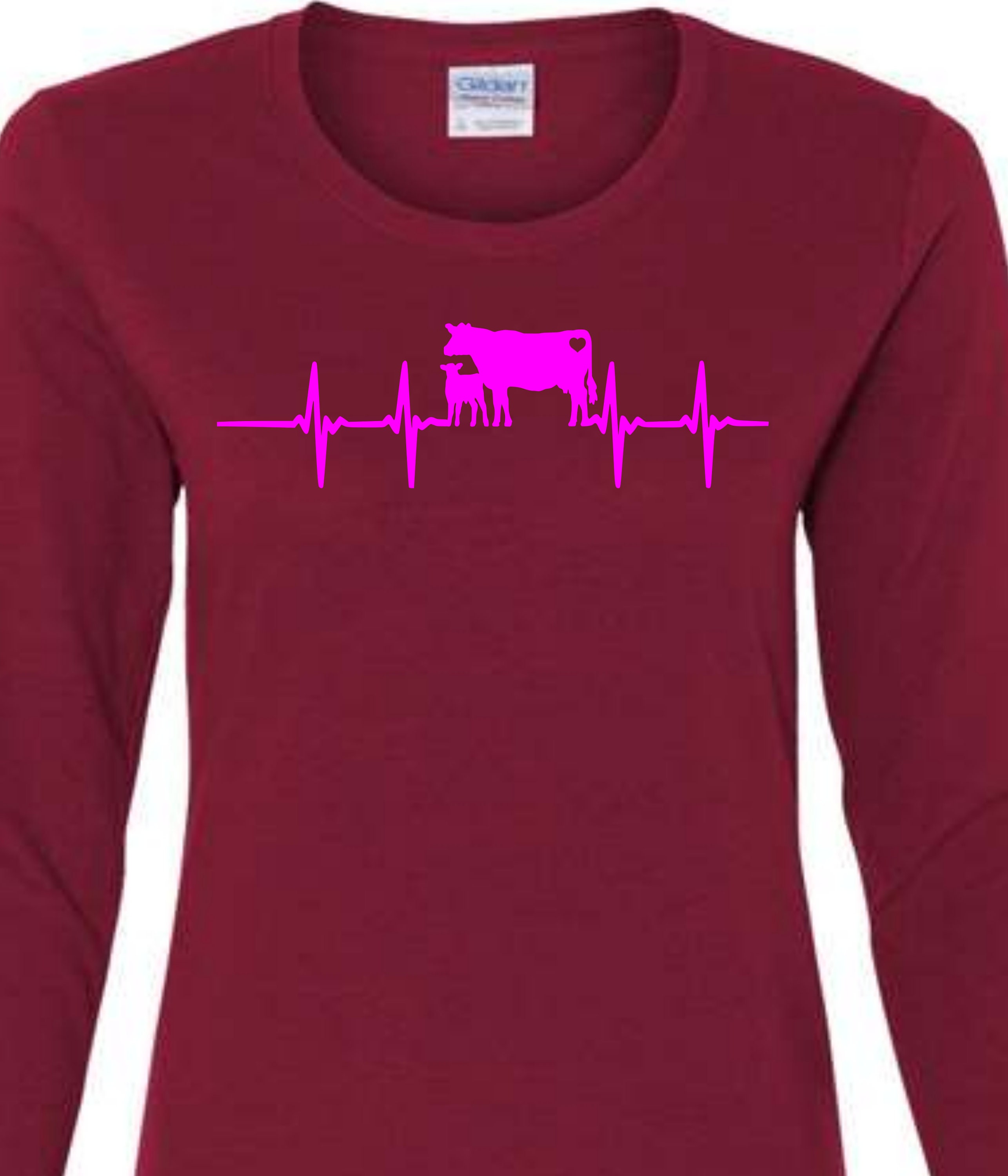 Cow Heartbeat SVG - Etsy