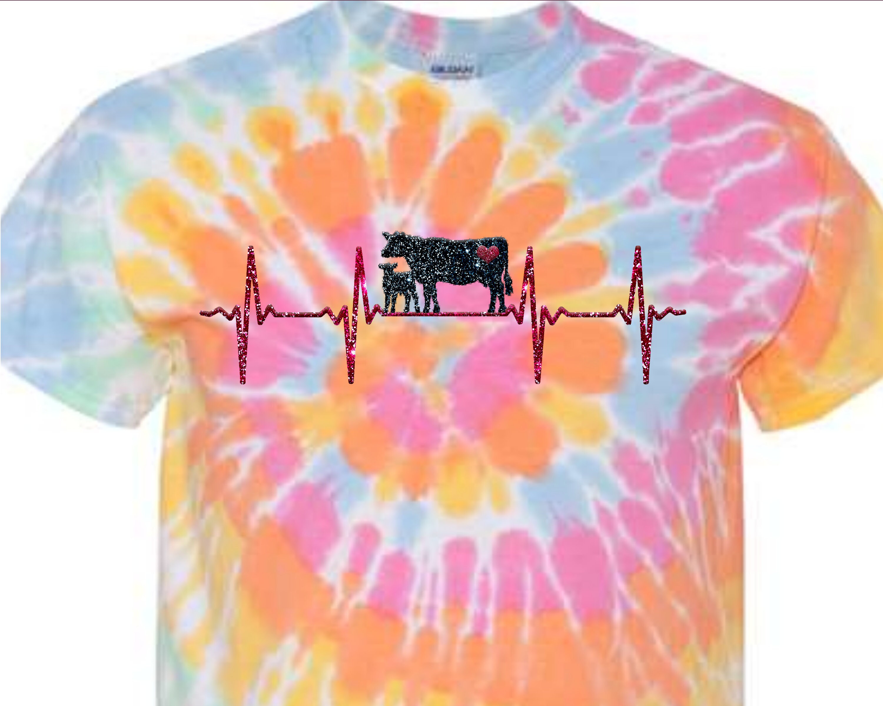 Cow Heartbeat Printable - Etsy