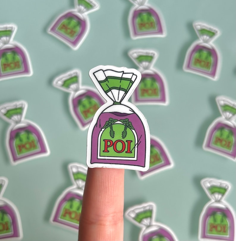 Bag of Poi, Hawaiian Poi Vinyl Sticker - Etsy