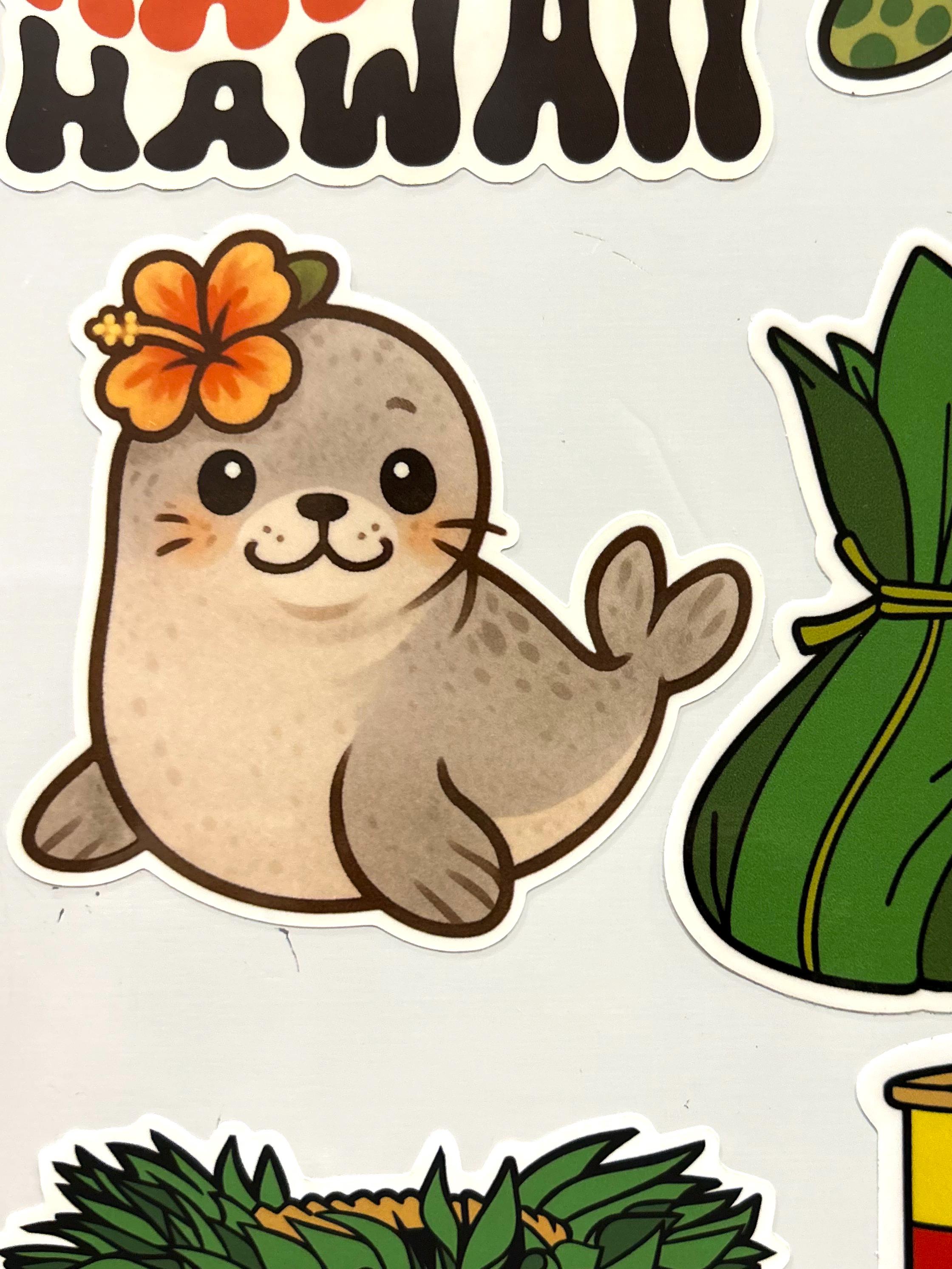 Monk Seal Sticker - Etsy