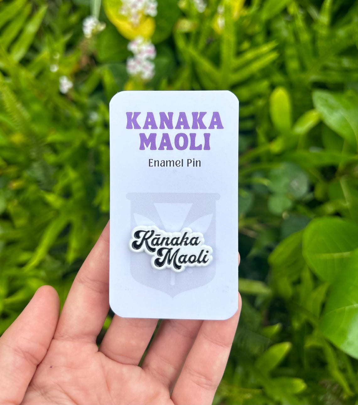 Kanaka Maoli Enamel Pin | Hawaiian Pin | Hawaiian Art - Etsy