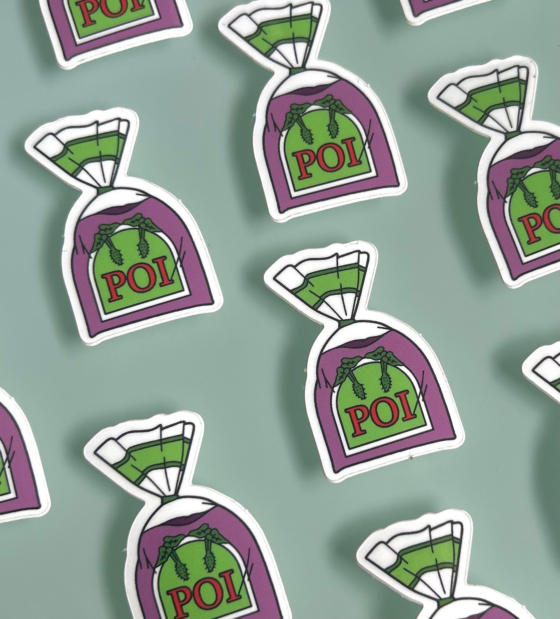 Bag of Poi, Hawaiian Poi Vinyl Sticker - Etsy