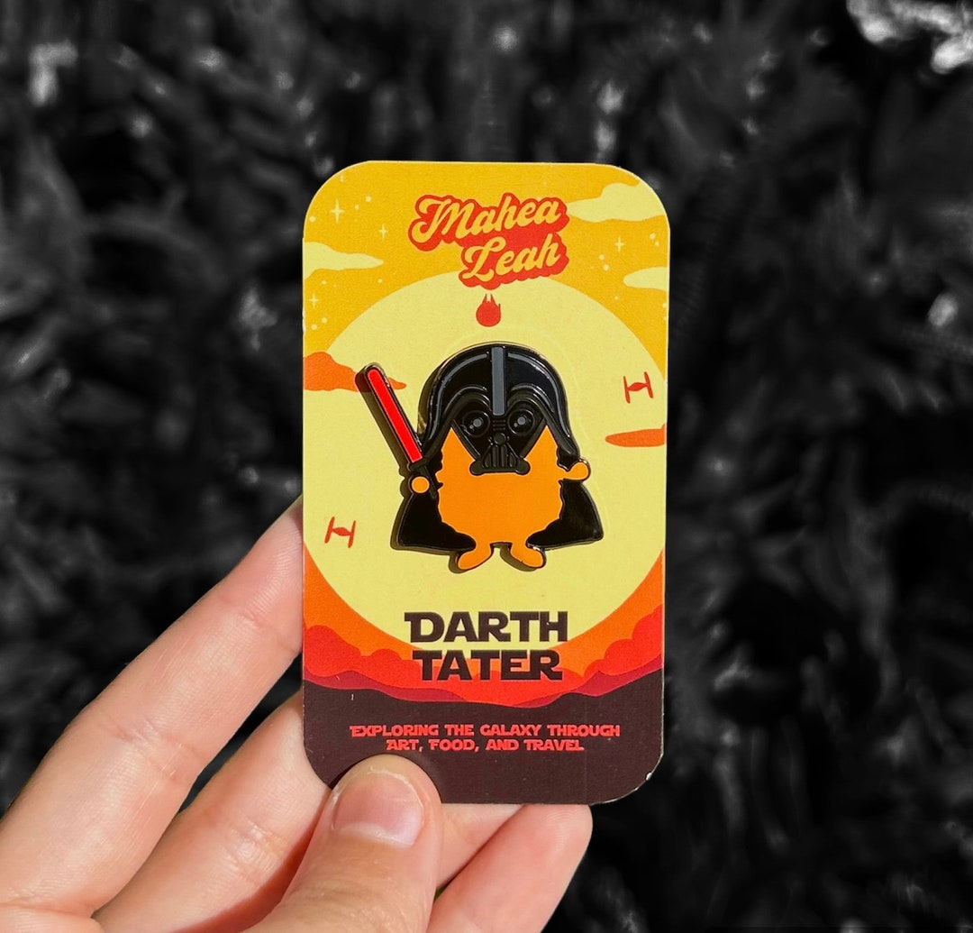Darth Tater Enamel Pin | Darth Vader | Inspired by Star Wars | Food ...