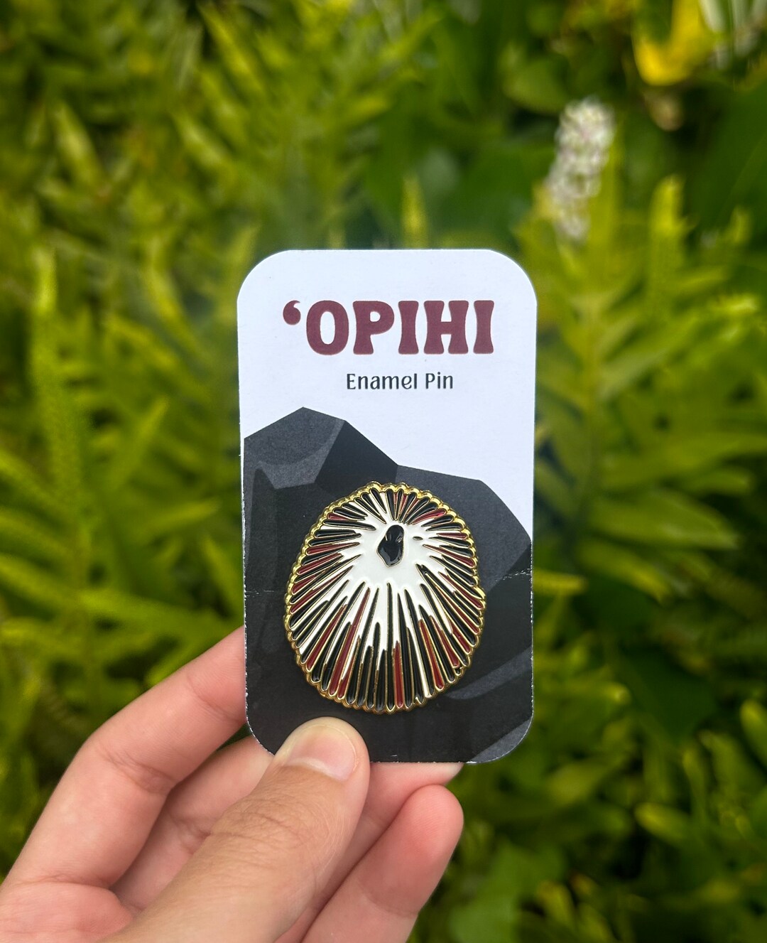 Opihi Cute Enamel Pin | Hawaiian Blackfoot Limpet Inspired Pin ...