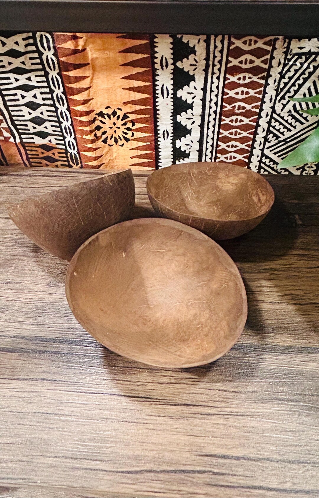 Handmade Coconut Shell Kava Bowls (set of 3) - Etsy