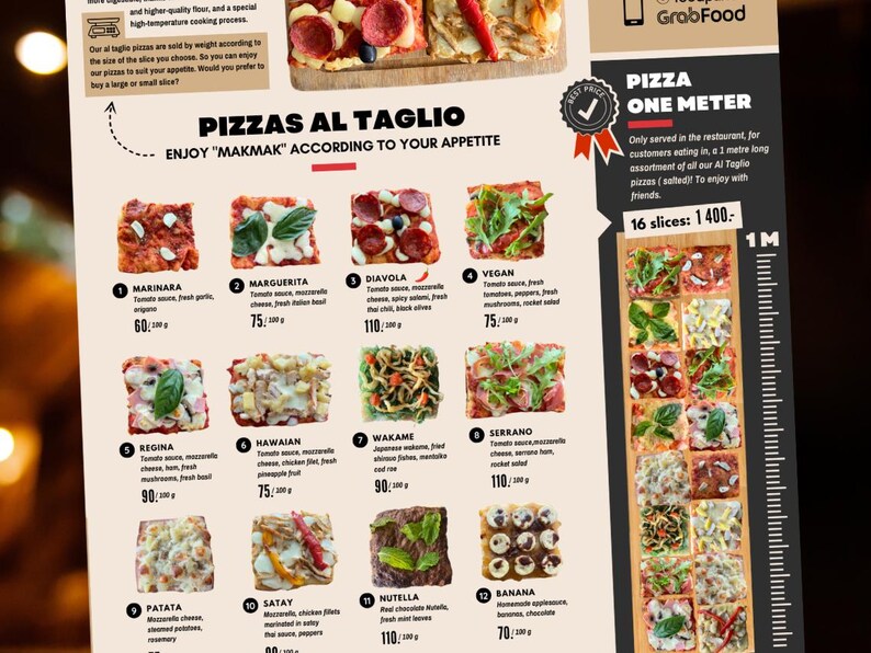 3 Restaurant Menu Templates, A3 Format. Editable on Canva - Etsy