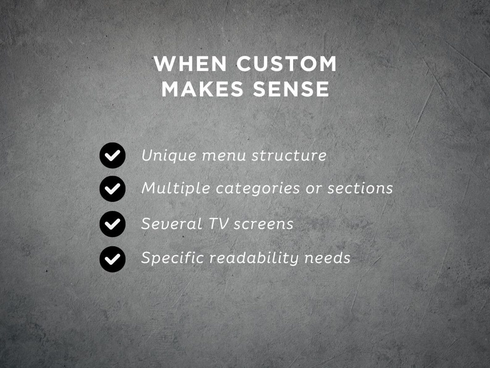 Custom Animated TV Menu Board – 2 Digital Screens - Etsy