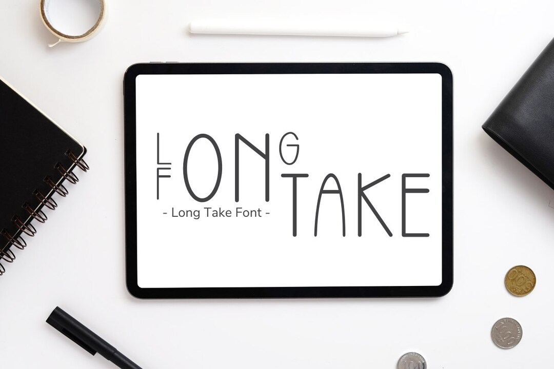 Handwritten Font Goodnote | Long Take - Etsy