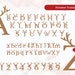 Alphabet Reindeer Rudolph Serif SVG Alphabet SVG, Alphabet Png, Letters ...