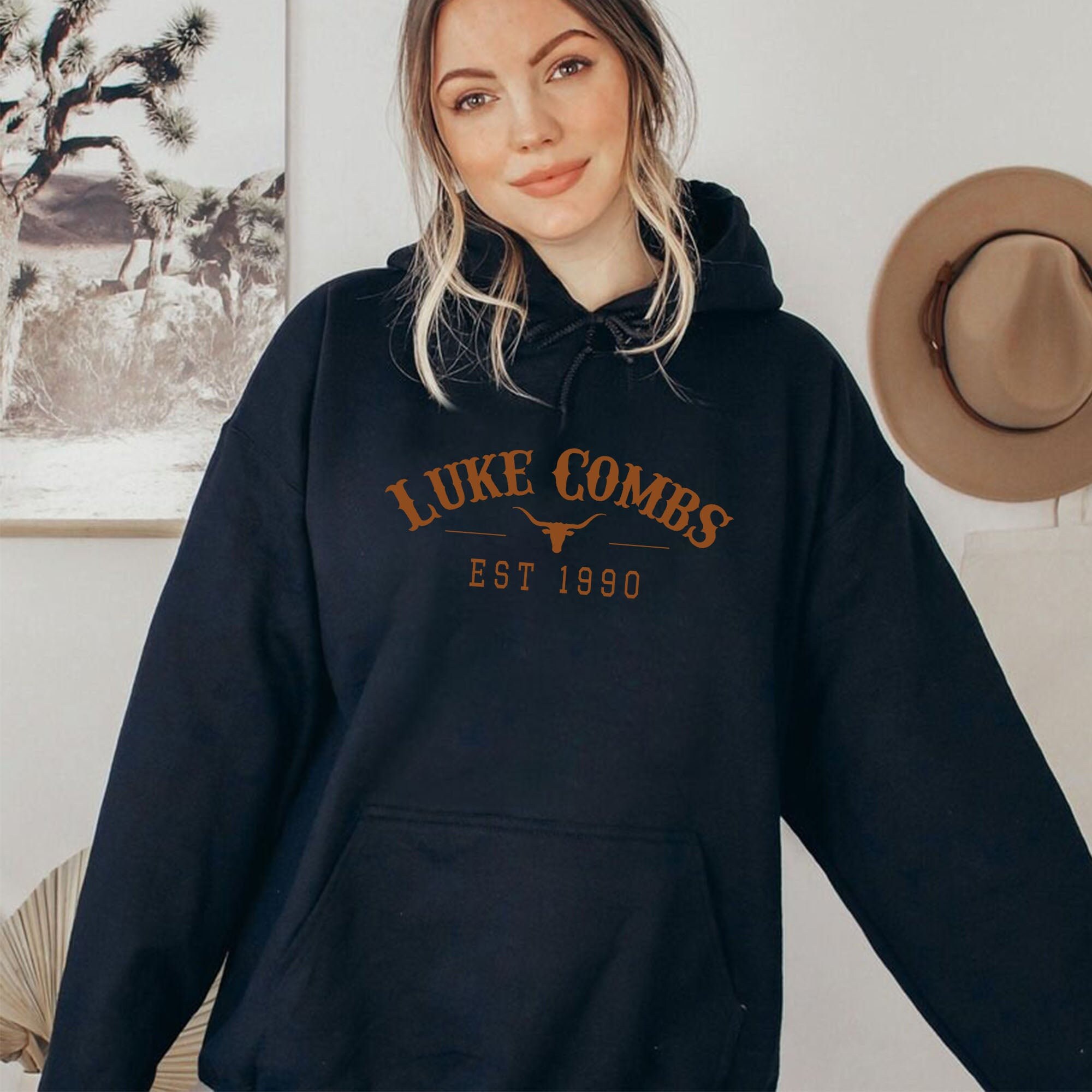 Vintage Luke Combs 1990 Unisex T Shirt, Bull Skull Luke Combs Tour 2024 ...