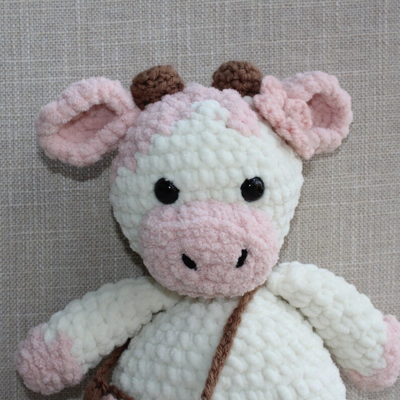 Flower Cow Plushie - Crochet Pattern - Etsy