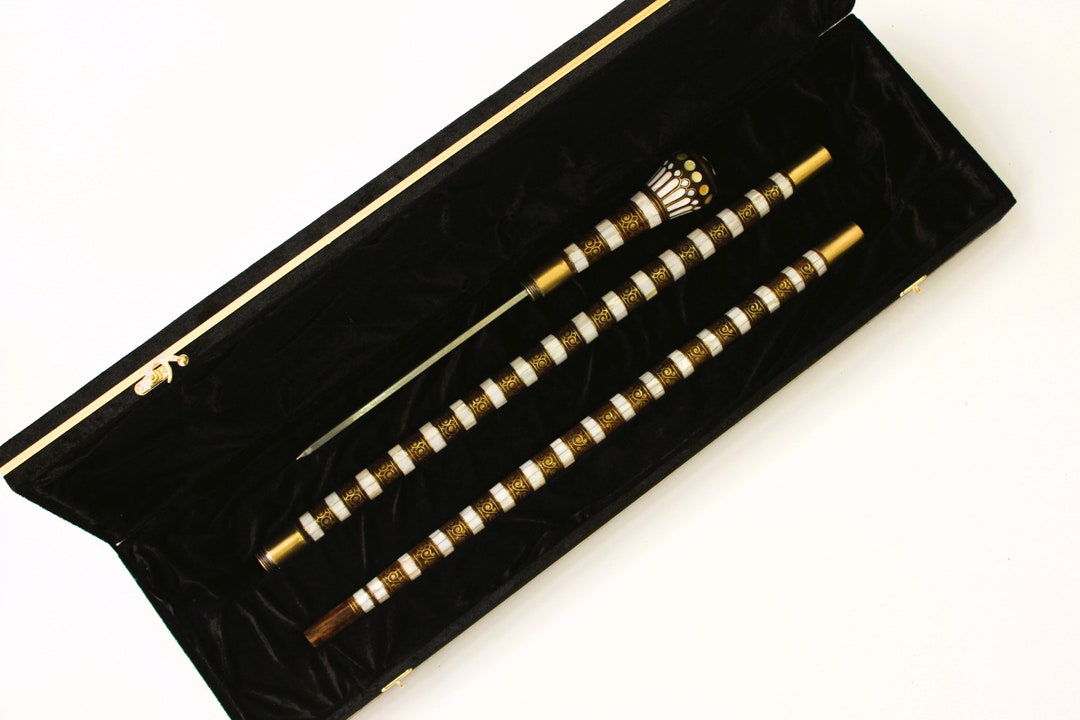 Unique Cane-mother of Pearl-mother of Pearl Walking Stick-long Size ...