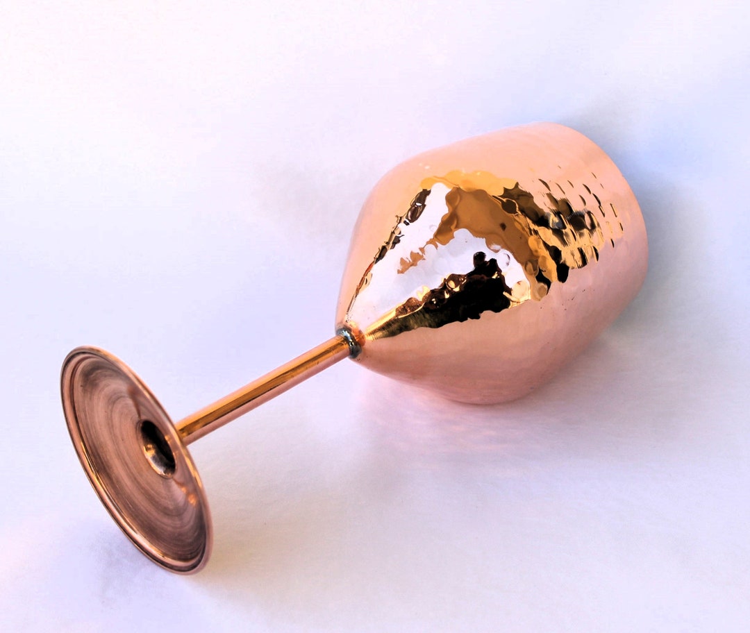Personalized Copper Wine Glass, Copper Wine Tumbler, Copper Glass ...