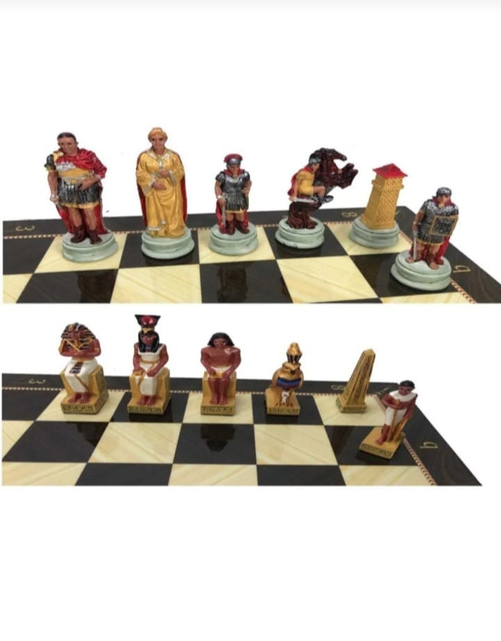 Egyptian Roman Chess Set Chess Board Handmade Chess Board-christmas ...
