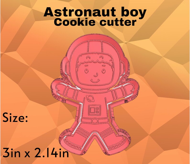 Astronaut Cookie Cutter, Space Cookie Mold, Space Theme Party, Unique ...