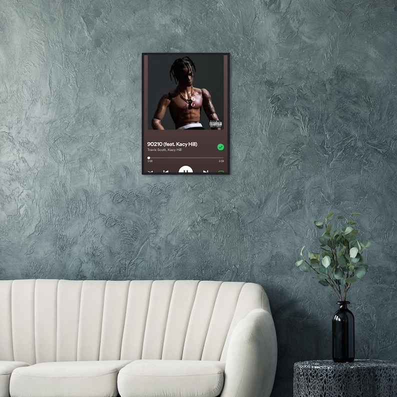 Nightcrawler ,travis Scott Spotify Player, Crazy Cool, Framed Poster ...